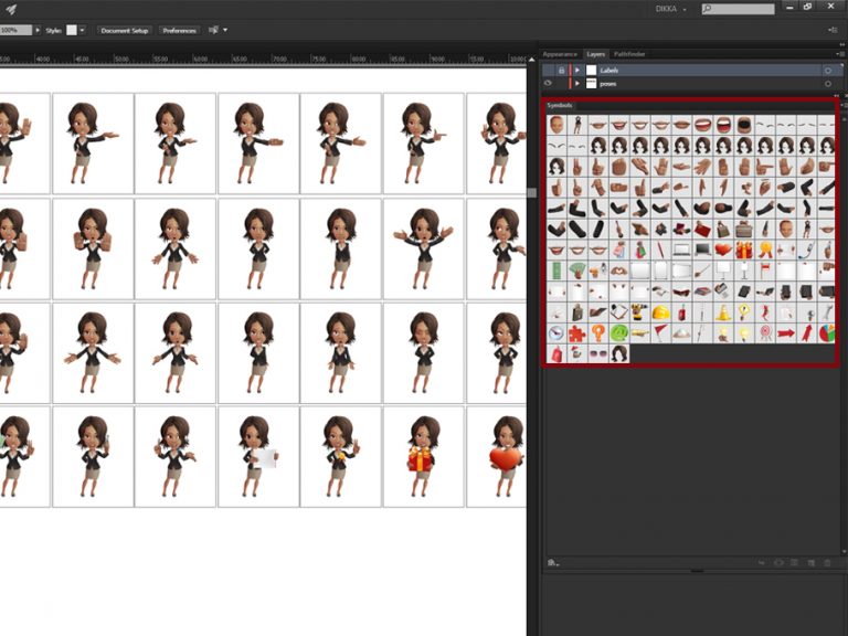 How to Change the Colors of a Vector Cartoon Character in AI