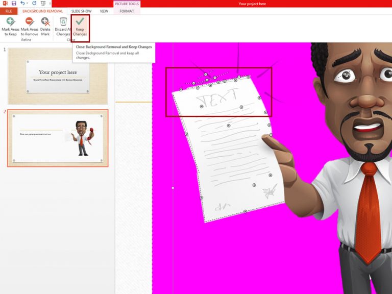 How to Create a PowerPoint Presentation with Cartoon Character ...