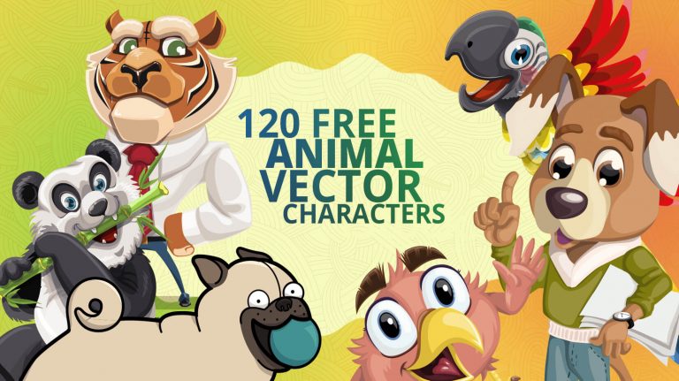 120+ Free Animal Vector Characters to Perk Up Your Projects | GM Blog