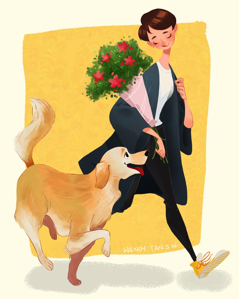 23 Adorable Dog Illustrations to Honor the Year of the Dog 2018