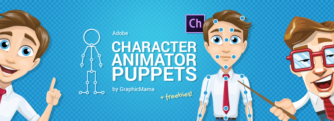  Adobe Character Animator Puppets By GraphicMama Freebies 