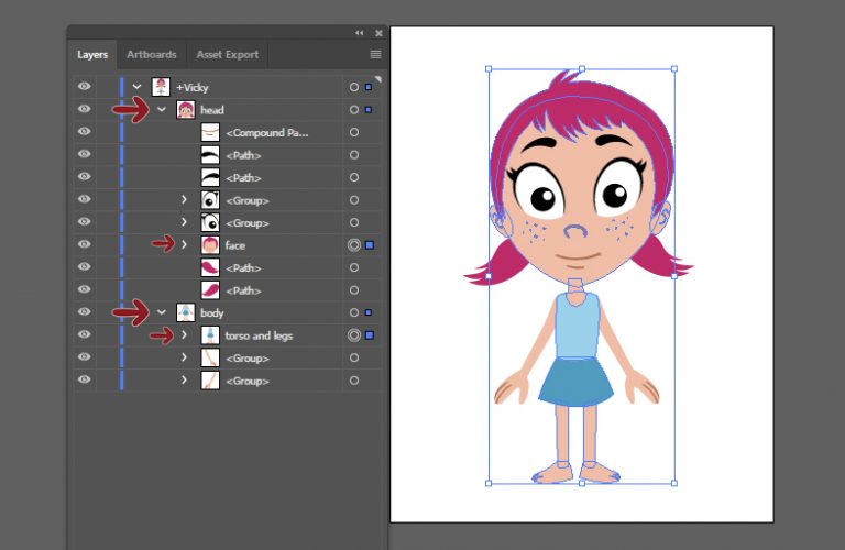 Character Animator Tutorials Part 2: Basic Puppet in Illustrator ...