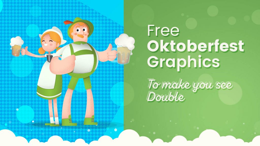 Free Oktoberfest Graphics Collection to Make You See Double