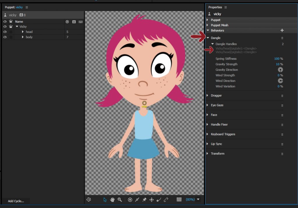 Character Animator Tutorials Part 5: Behaviors part 1