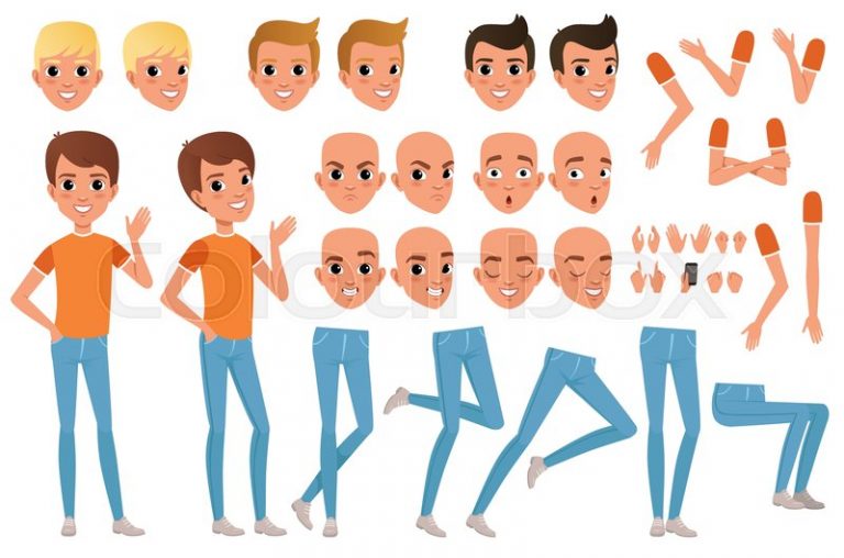 40+ DIY Vector Kits to Create Your Own Character in Adobe Illustrator