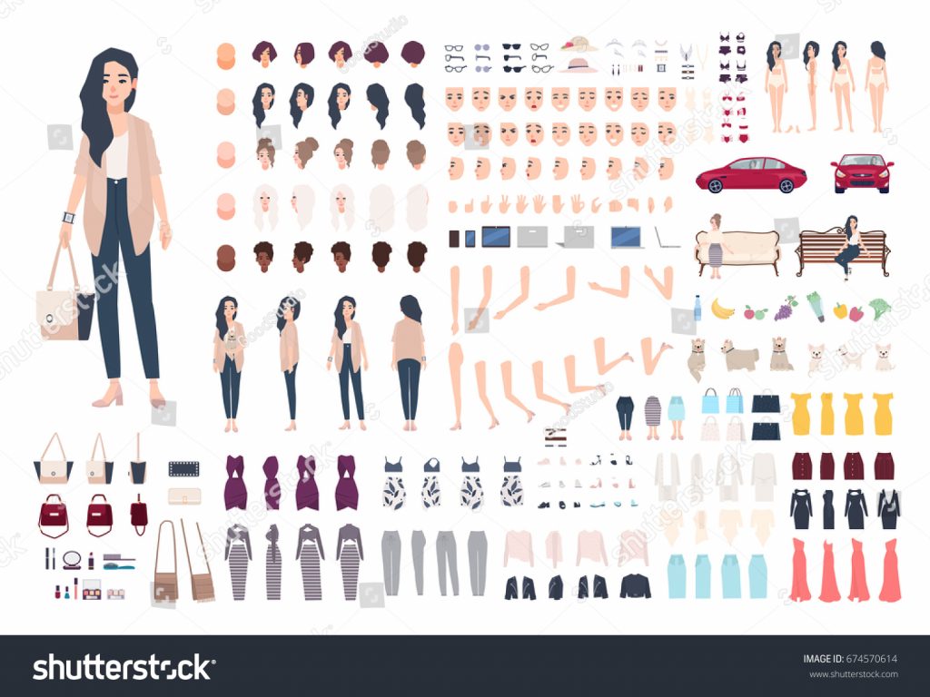 40+ DIY Vector Kits to Create Your Own Character in Adobe Illustrator