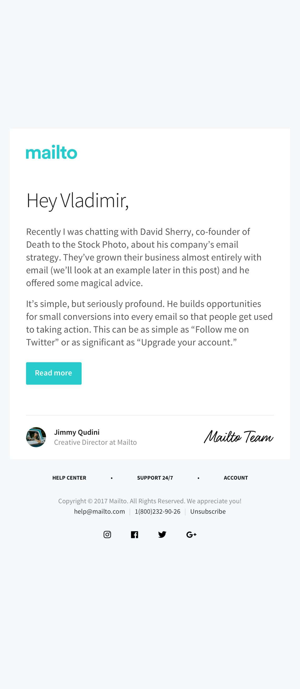 Business Email Template Pdf
