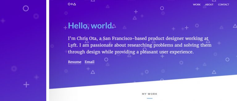 40 of the Coolest Web Designs with Pattern Backgrounds + Freebies