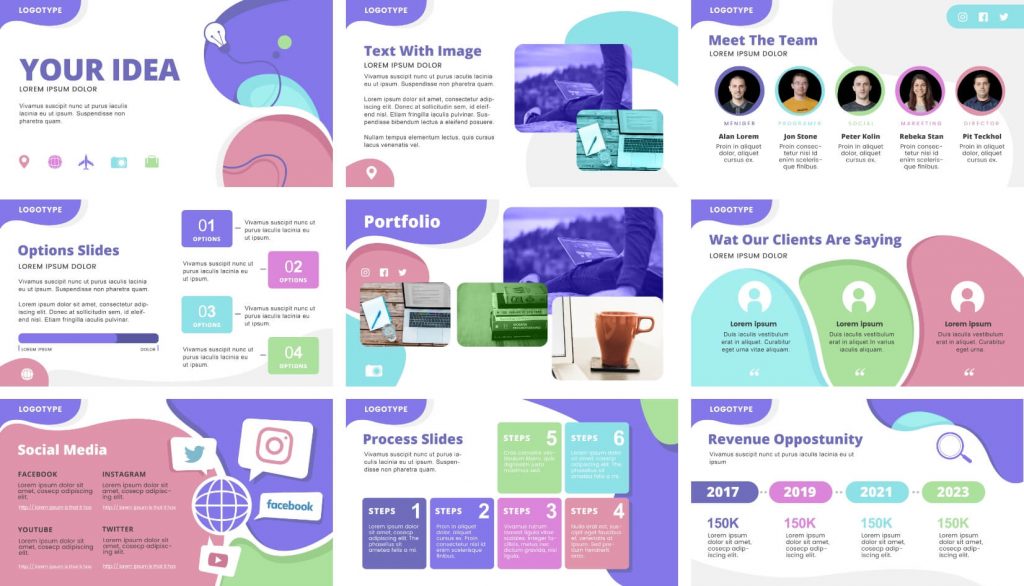10 Free Google Slides Templates by GraphicMama
