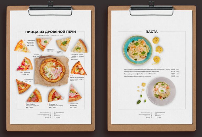 Creative Modern Menu Designs that Boost the Appetite