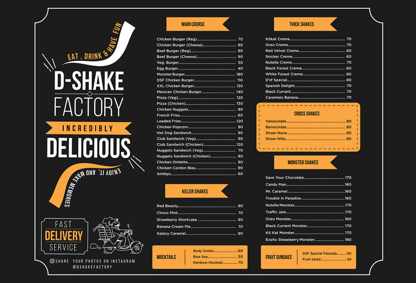 Creative Modern Menu Designs That Boost The Appetite GraphicMama