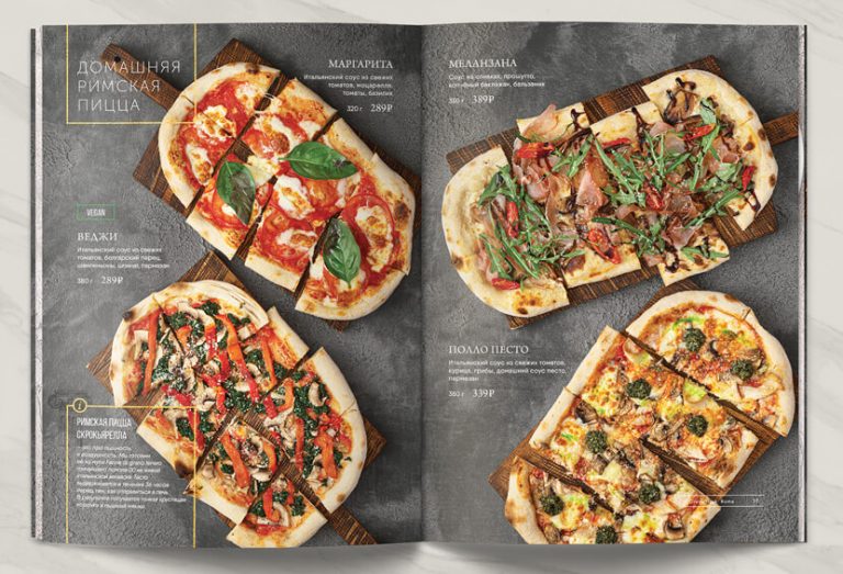 Creative Modern Menu Designs that Boost the Appetite