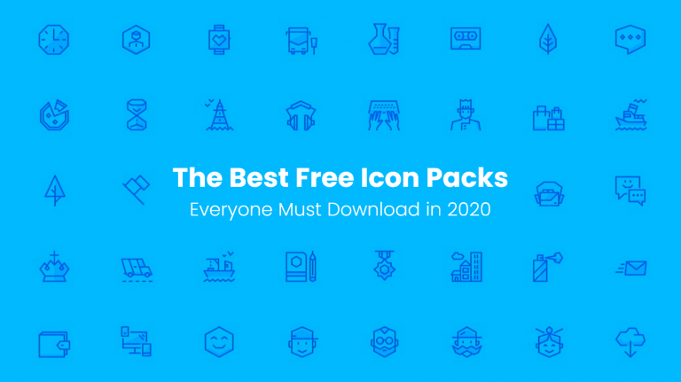 The Best Free Icon Packs Everyone Must Download in 2020 | GraphicMama Blog