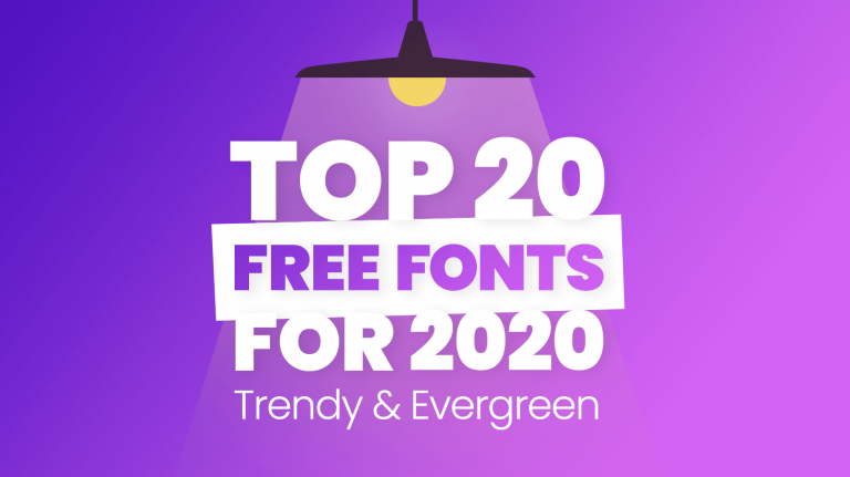 Top 20 Free Fonts for 2020: Trendy & Evergreen | GraphicMama Blog