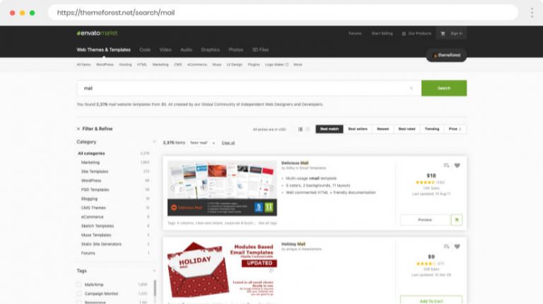 Best HTML Email Templates: 16 of the Best Sources | GraphicMama Blog