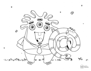 Cartoon Coloring Book: 60+ Free Printable Pages PDF by GraphicMama