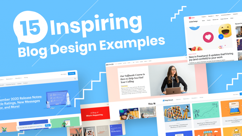 15 Inspiring Blog Design Examples: Creative and Ultra Modern | GM Blog