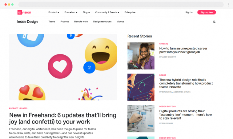 15 Inspiring Blog Design Examples: Creative and Ultra Modern | GM Blog