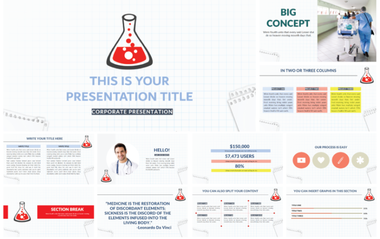 27 Free Medical PowerPoint Templates with Modern Design | GM Blog