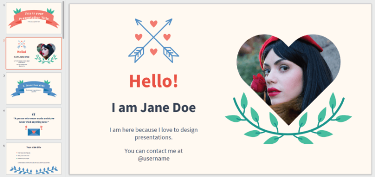 30 Free Cute PowerPoint Templates: Collection For A Sweet Presentation