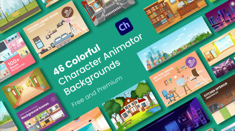 46 Great Adobe Character Animator Backgrounds: Free & Paid