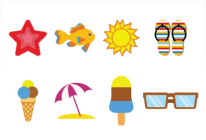 600+ Free Summer Icons That Go With A Cold Lemonade | GraphicMama Blog