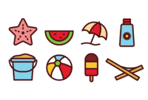 600+ Free Summer Icons That Go With A Cold Lemonade | GraphicMama Blog