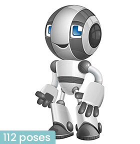 Simple Vector Robot Character in Illustrator (Tutorial + Freebie)