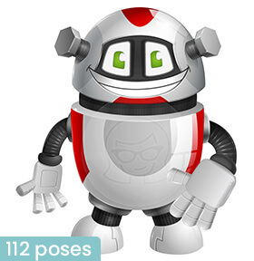 40 Free Cartoon Robot Characters For You Tech Designs | GM Blog