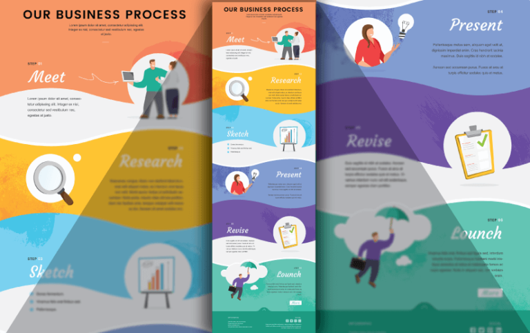 16 Free Vector Infographic Design Templates on Any Topic