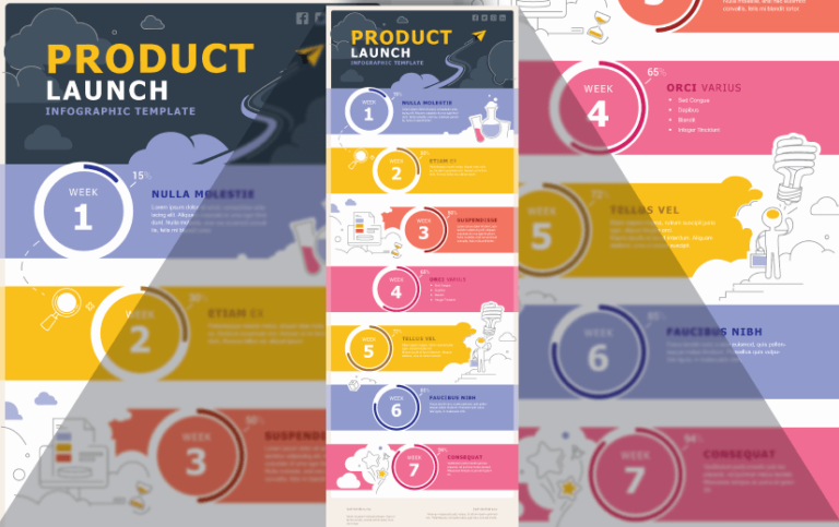 16 Free Vector Infographic Design Templates on Any Topic