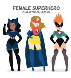 50 Free Cartoon Superhero Characters to Power Up Your Designs | GM Blog