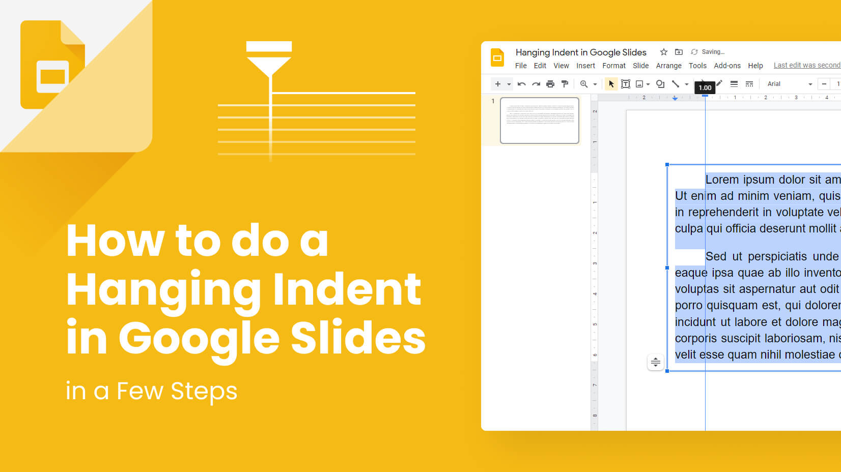 How To Do A Hanging Indent In Google Slides In A Few Steps 