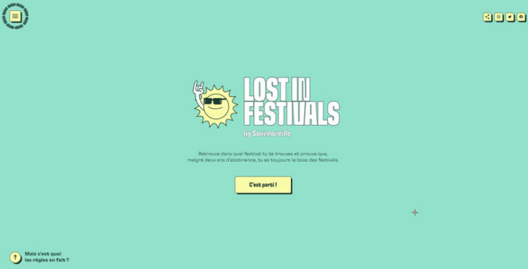 40+ Great Flat Design Examples with Outline Retro 70s Vibes | GM Blog