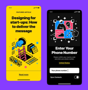 40+ Great Flat Design Examples with Outline Retro 70s Vibes | GM Blog