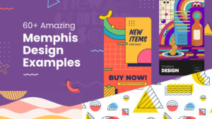 60+ Amazing Memphis Design Examples that Radiate Euphoria | GM Blog