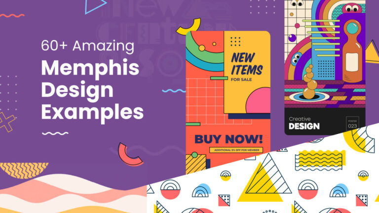 60+ Amazing Memphis Design Examples that Radiate Euphoria | GM Blog