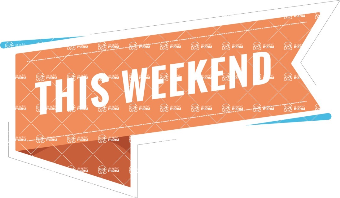 This Weekend Sale Vector Graphic Template | GraphicMama