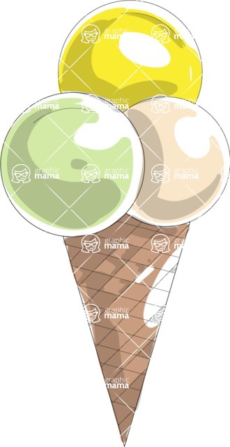 330 Italy Vector Graphics - Mega Bundle / Ice Cream Vector Illustration ...