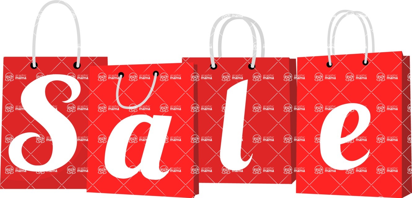 13 Free Sale Vectors Bundle / Sale Sign Shopping Bags | GraphicMama