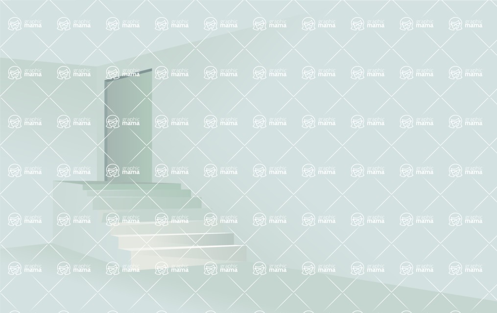 120 Room Backgrounds Vector Collection / Room with Stairs Vector ...