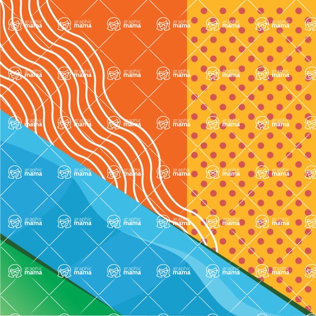 Abstract Backgrounds - Mega Bundle / Abstract Flat Shapes Vector ...