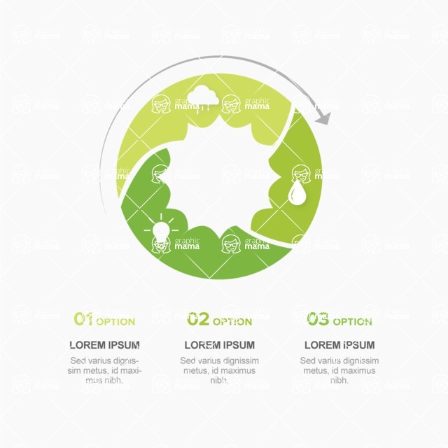 Vector Green Energy Infographic Design Template | Infographic Template ...