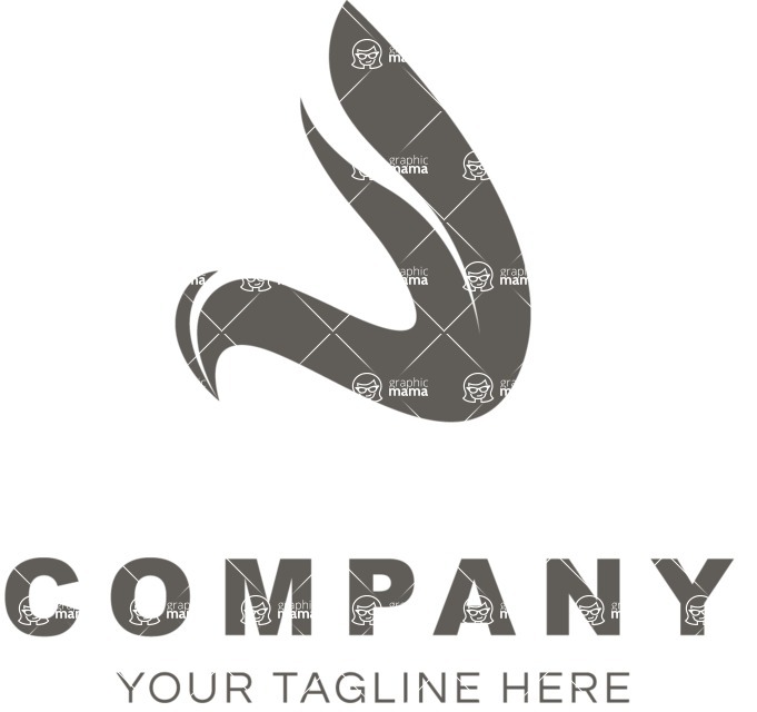 500+ Company Logo Templates Mega Bundle / Creative Curved Logo Design ...
