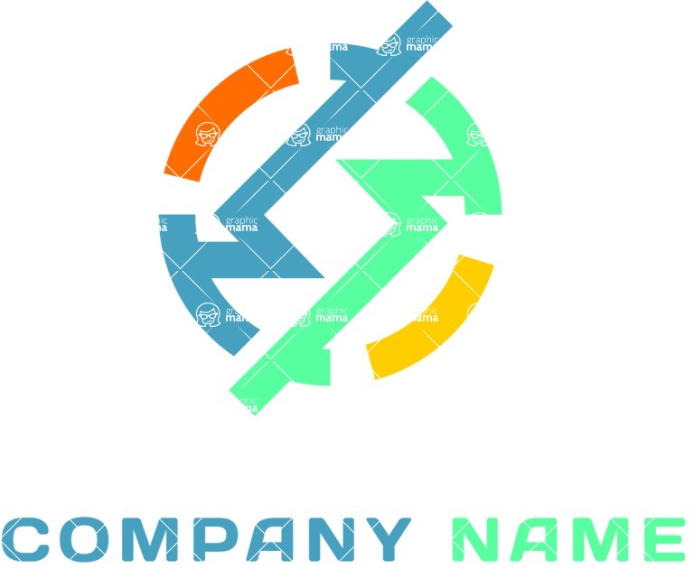 500+ Company Logo Templates Mega Bundle / Modern Colors Angular Company ...