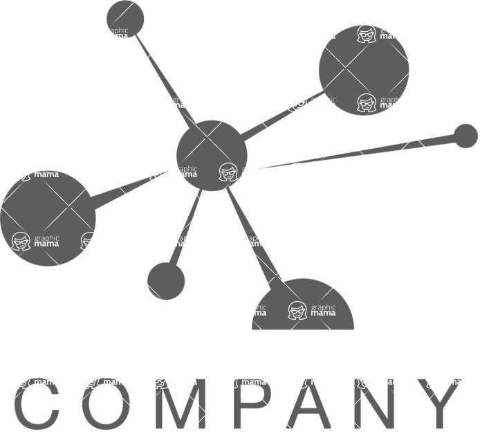 500+ Company Logo Templates Mega Bundle / Vector Particles Logo Design ...