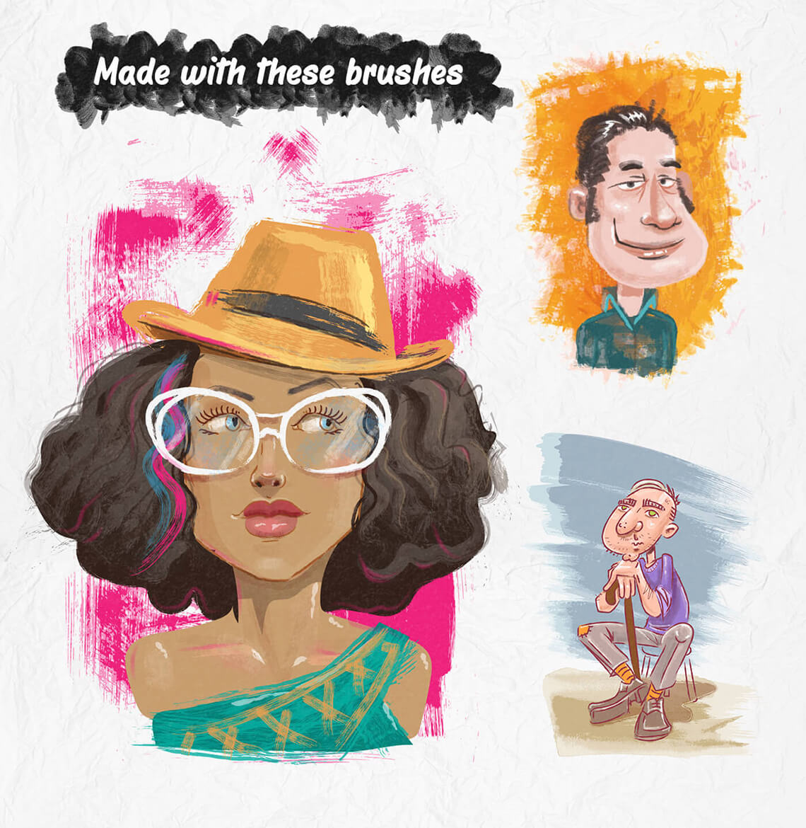 130+ Watercolor Adobe Illustrator Brushes | GraphicMama