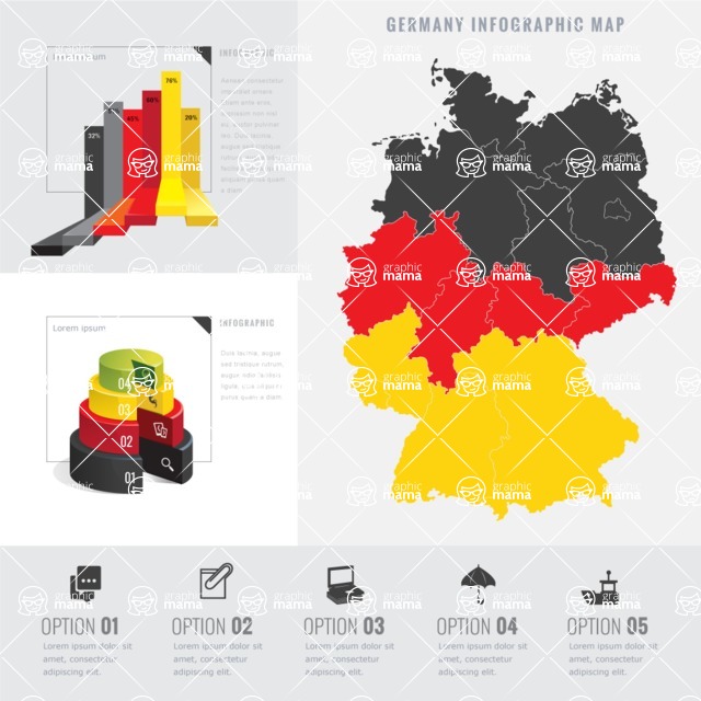 Germany Economy Infographic Template Design | Infographic Template ...