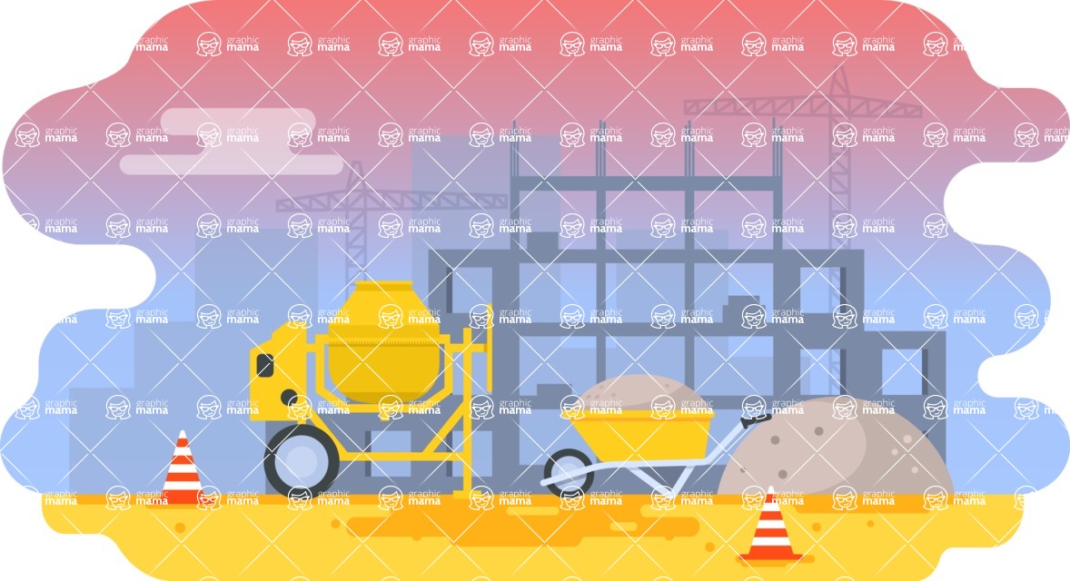 Vector Landscape Mega Bundle [241 Landscapes] / Flat Under Construction ...