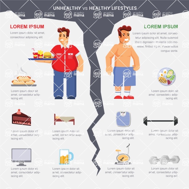 Weight Loss Comparison Infographic Template | Infographic Template ...
